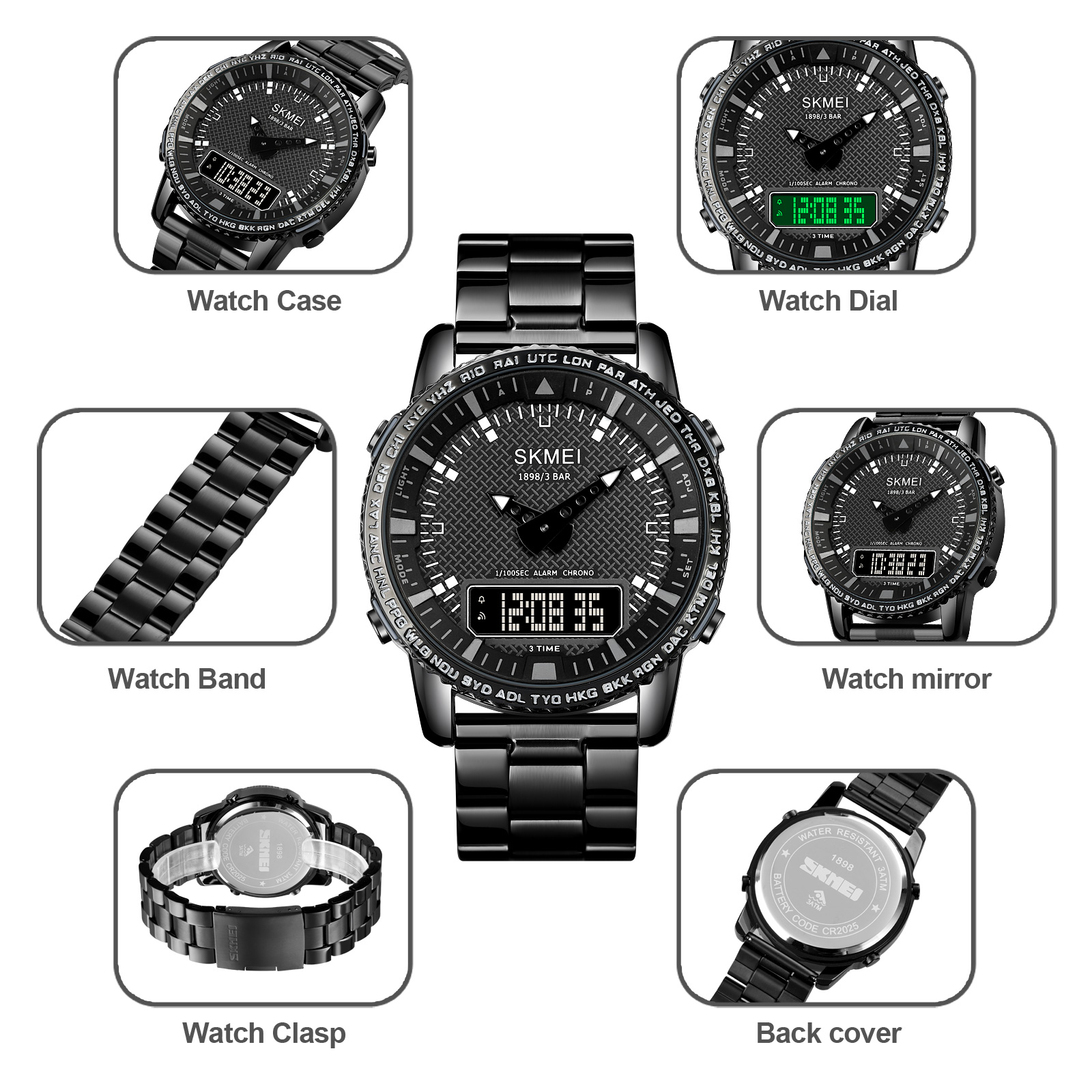 Digital Watch 1649 | SKMEI Watch OEM