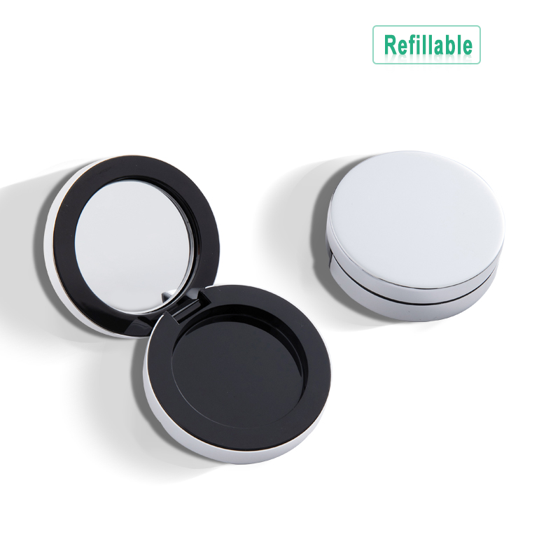 RPHF16002 Empty refillable powder compact｜Ningbo beautiful cosmetic ...