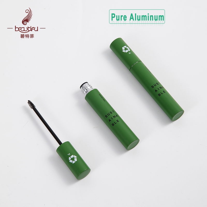 Sustainable Pure aluminum eyebrow packaging | Beautiful cosmetic packaging