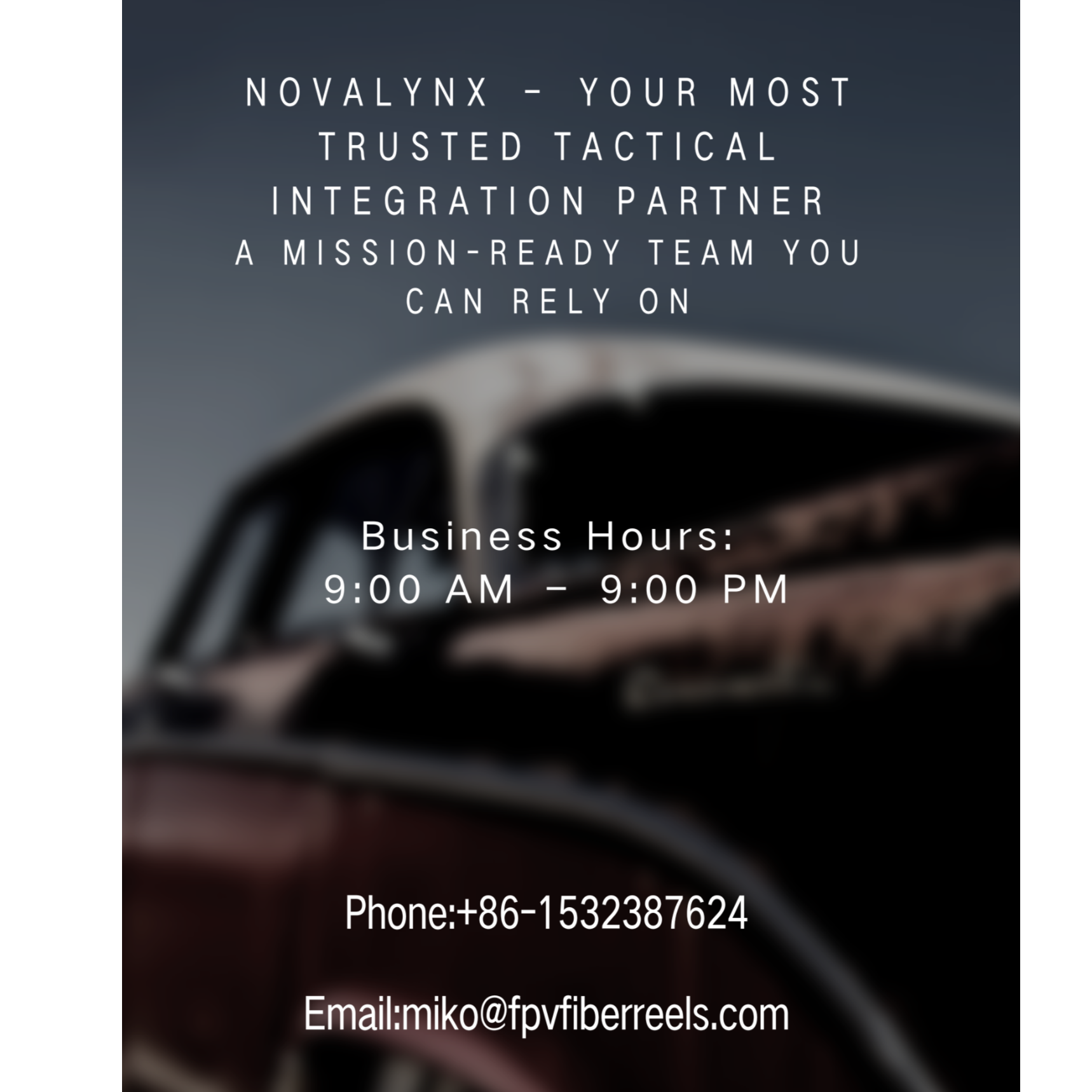 NOVALYNX™ | Fiber Optic Reel Kits for UAVs, Drones & Defense Systems